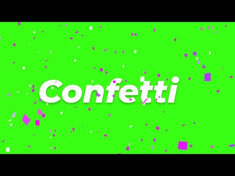 Animated Confetti GIF Green Screen Pack (Free Download)