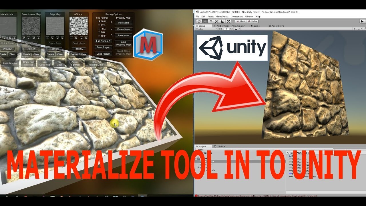 Materialize tool in to Unity