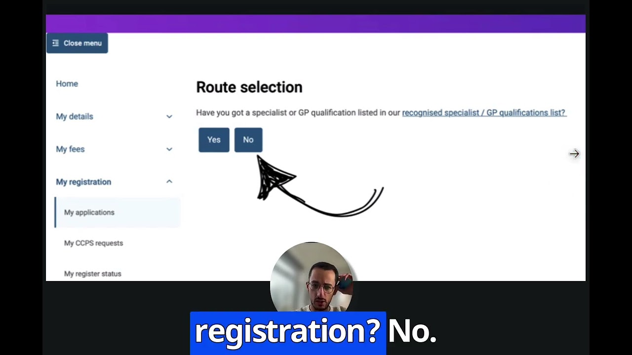 How to start your CESR application ?
