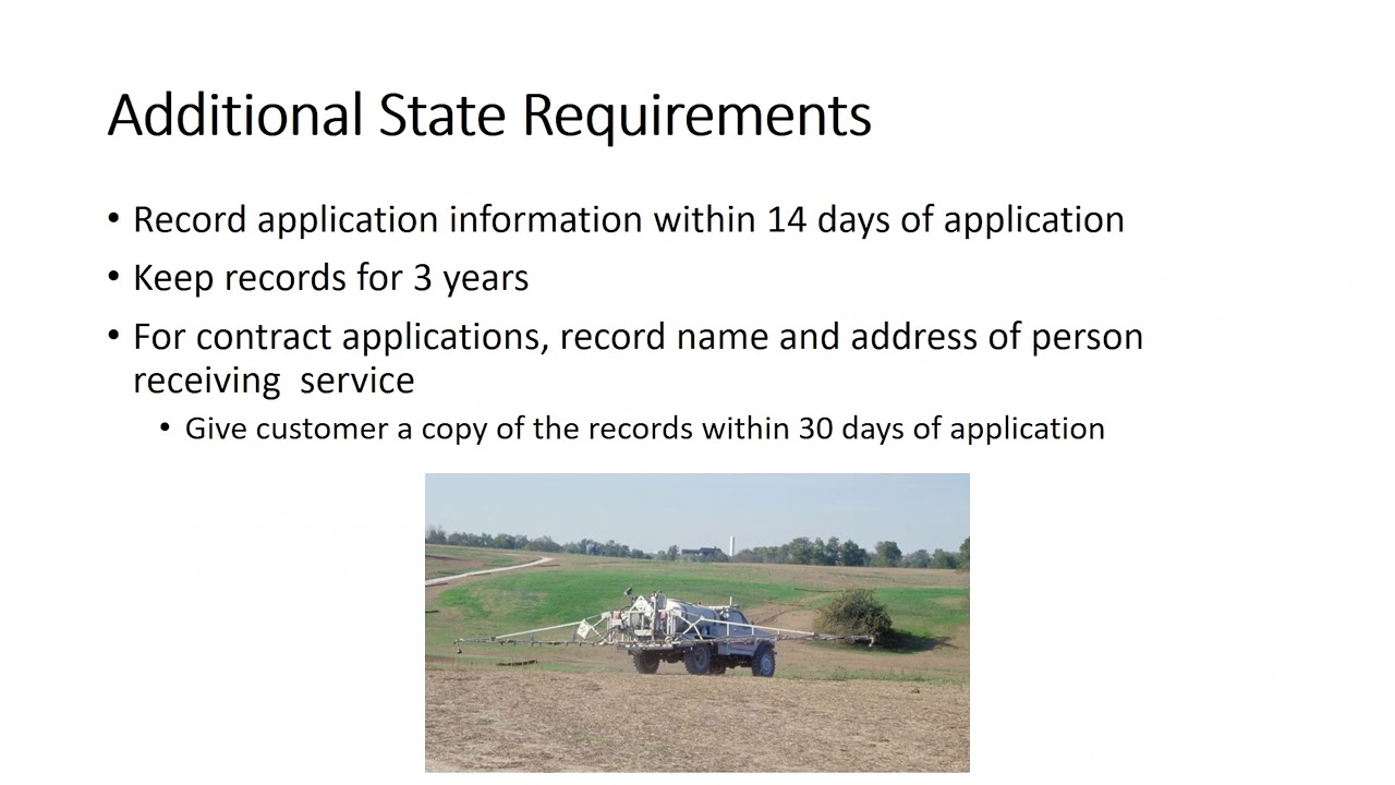 Pesticide Record Keeping