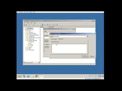 Active Directory LDAP Filter Syntax in Active Directory Users and Computers