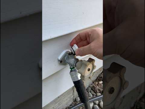 Easy Fix For Hose Bib That Has A Built In Vacuum Breaker! #diy #helpingothers #plumbing