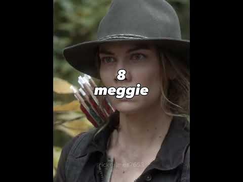 MY TOP 8 THE WALKΔ°NG DEAD CHARACTERS #shorts