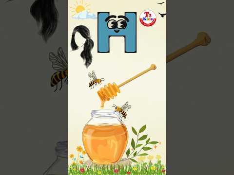 Words that start with H 'h' | H for Hair | H for Honey #shorts #kidslearning #preschool
