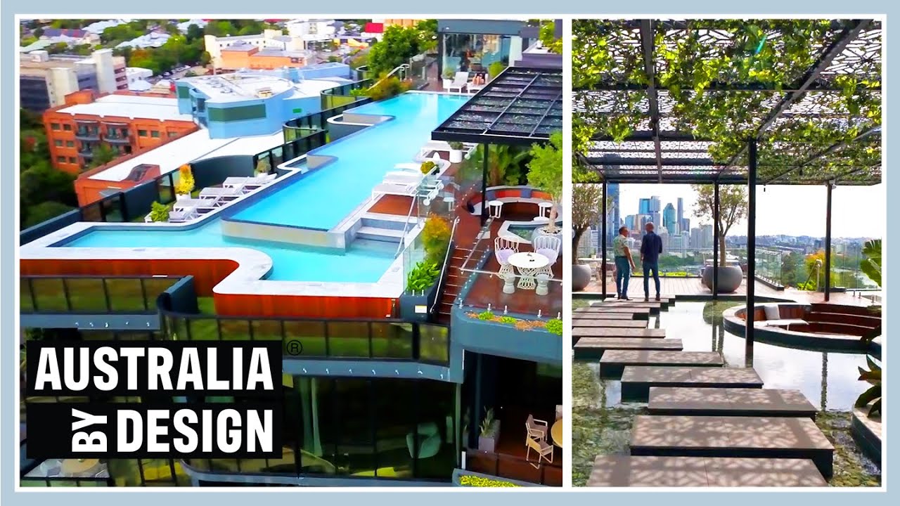 Tour Around A Breathtaking Urban Rooftop Garden | Australia By Design: Landscapes & Gardens