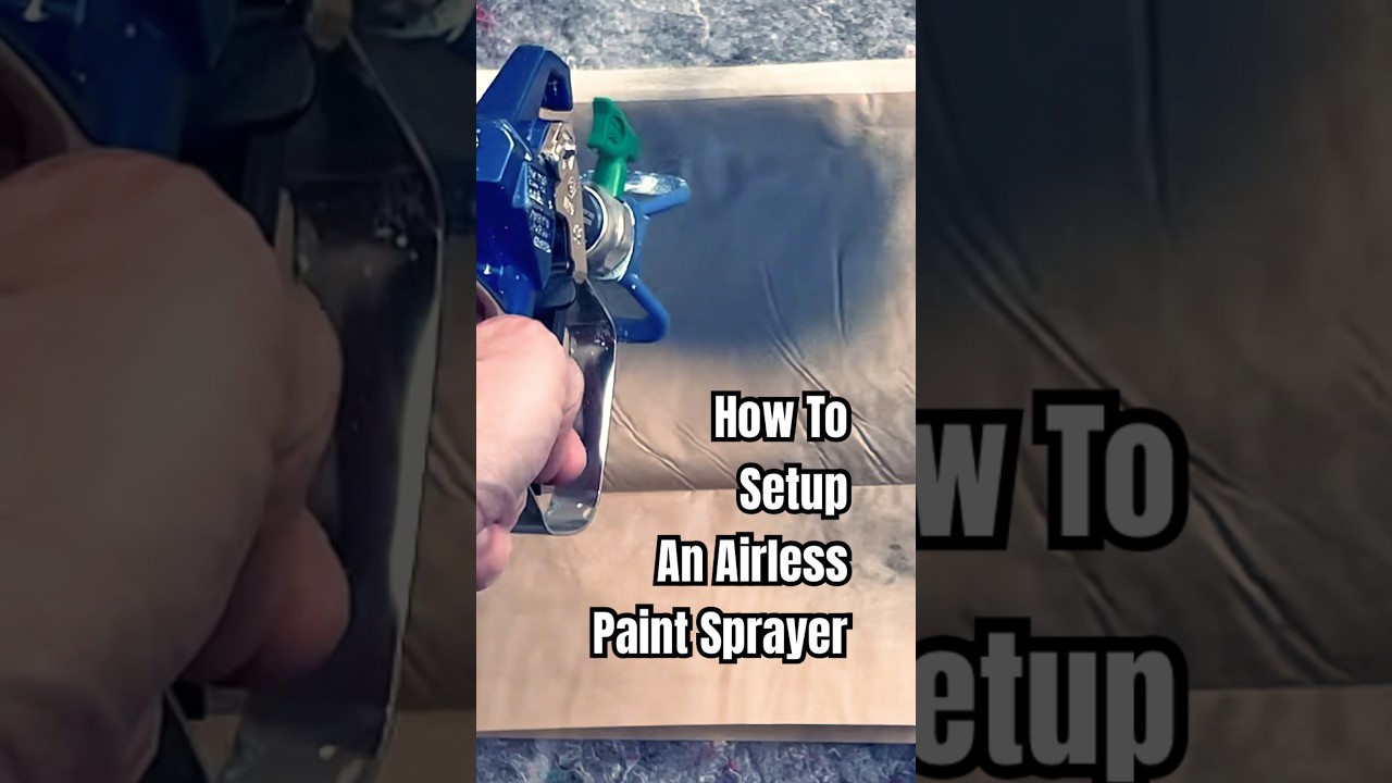 Setting Up Your Airless Paint Sprayer