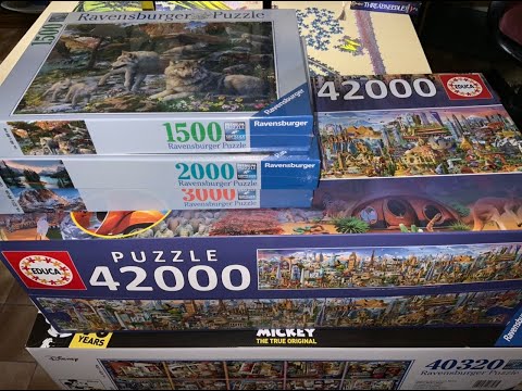 Ravensburger and Educa 42000 piece Puzzle Haul 25!