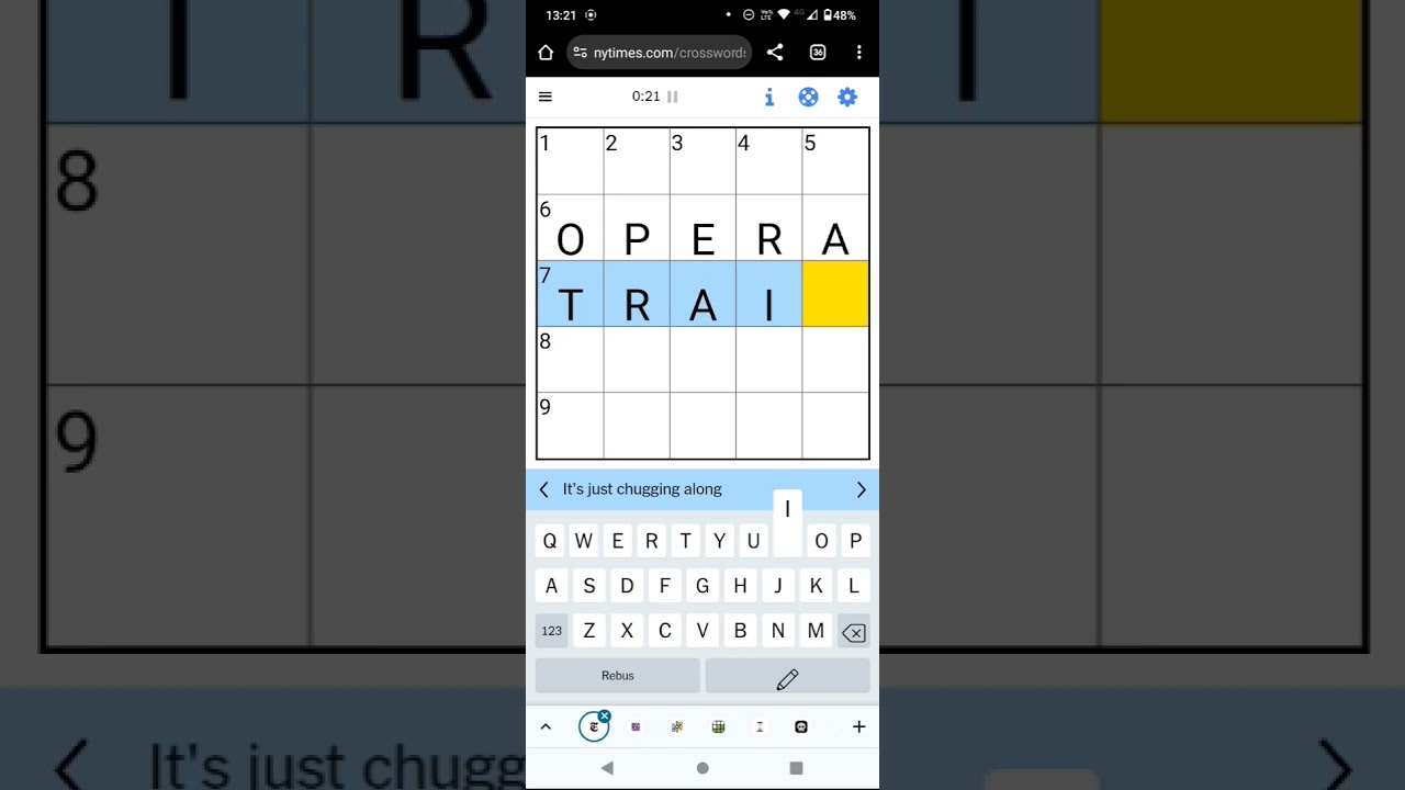 Speedsolving the NY Times Mini Crossword! (26 Sep 24) #puzzle #wordgames
