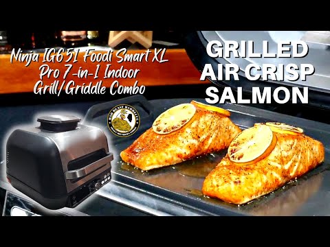 Fast & Easy Crispy Salmon Filets | Ninja IG651 Foodi Smart XL Pro 7-in-1 Indoor Grill/Griddle Combo