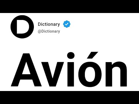 Avión Meaning In English