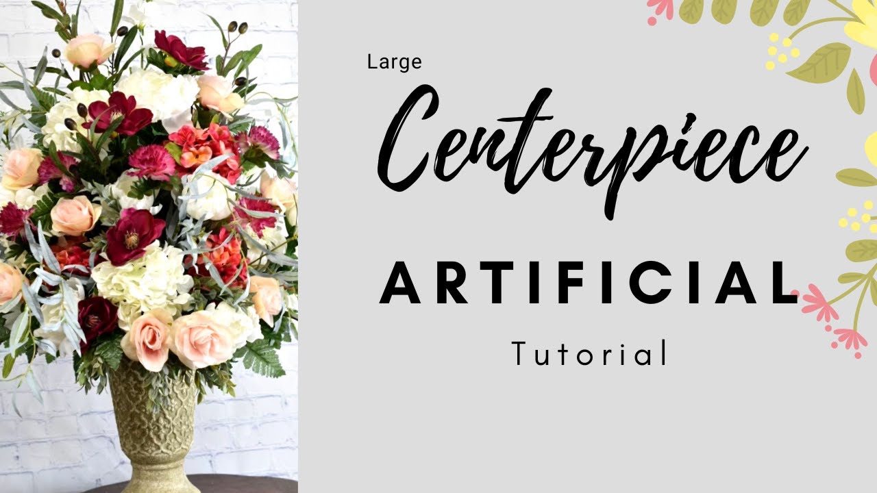 Large Pink and Purple Centerpiece - Tutorial