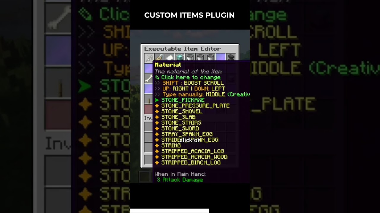 Custom Items Plugin