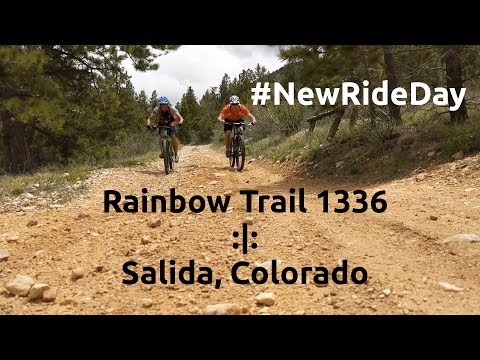 Mountain Biking Rainbow Trail Salida Colorado Bear Creek Section