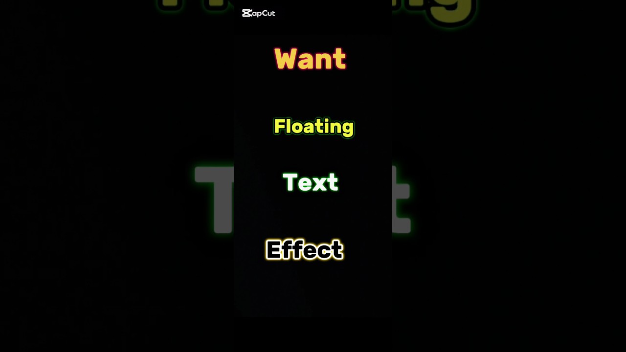 capcut| floating rays text animation| capcut text animation| capcut update #shorts #capcut