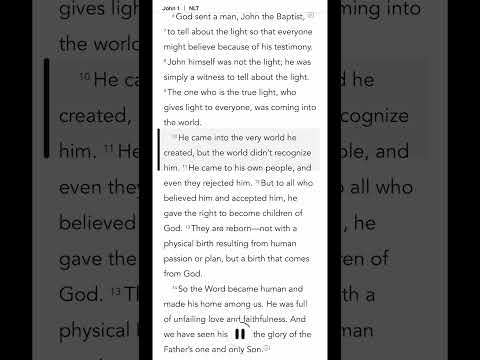 Bible - John 1:1 Jesus Christ is The Word of God and the Word was God #savior #jesus #christ #god