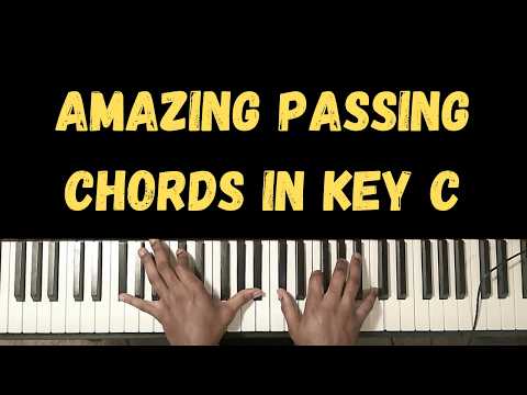 Easy PASSING CHORDS In Key C You Can Apply Today For Worship Piano