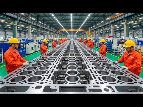 How It's Made: Engine Cylinder Heads (Injected at 10,000 PSI!)