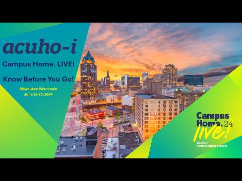 ACUHO-I Campus Home. LIVE! 2024 Know Before You Go!