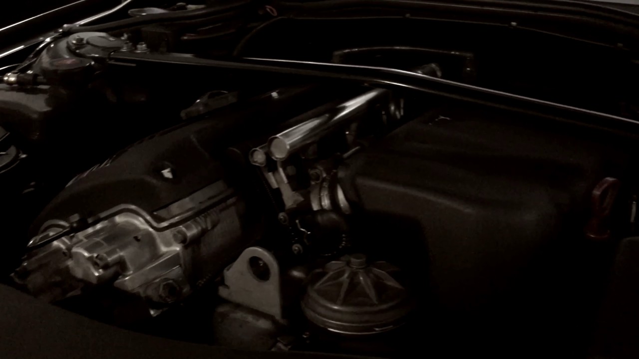 BMW E46m3 engine bay after cleaned