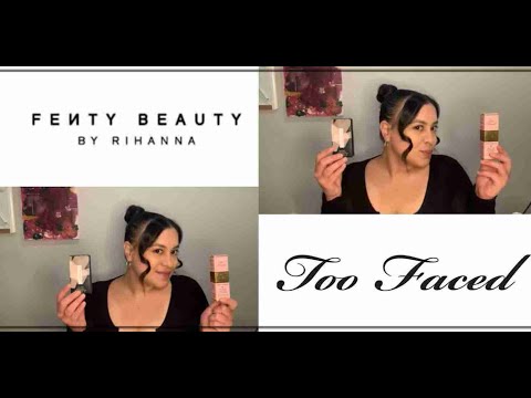 FENTY BEAUTY FOUNDATION REVIEW + TOO FACED "BORN THIS WAY" SUPER COVERAGE CONCEALER!