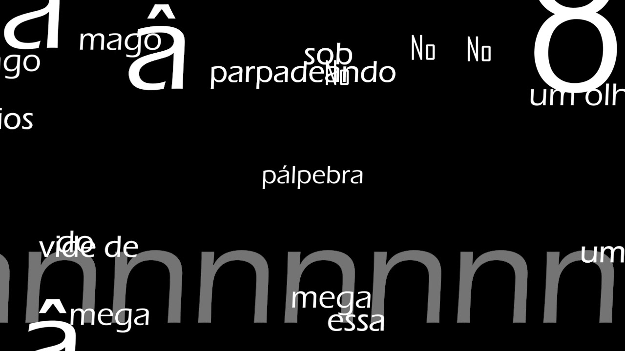 Poesia Concreta - O ã Mago Do ô Mega - Haroldo de Campos