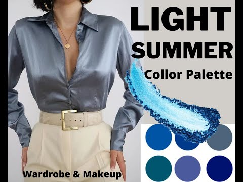 LIGHT SUMMER COLOR PALETTE FOR WARDROBE AND MAKEUP