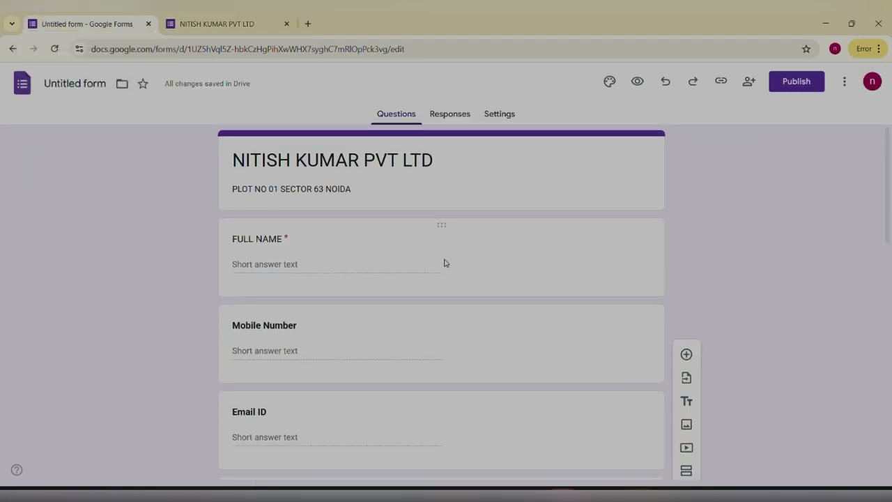 Interview Form for New Candidates | HR Guide with Google Form & QR Code