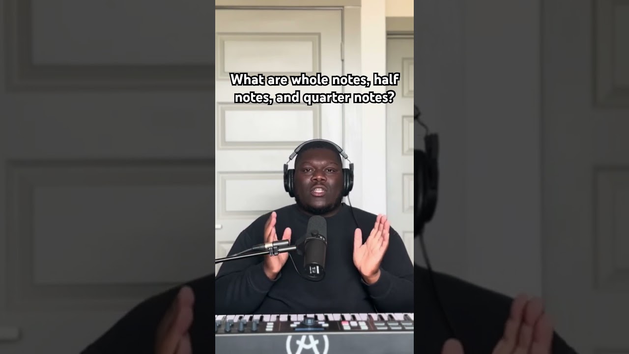 What are whole notes, half notes, and quarter notes? Watch the full lesson now!
