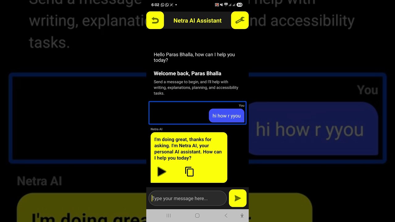 Netra+ Launch New Incredible Talking AI Assistant For Blind Very Useful Clean UI Powerful Assistant💯