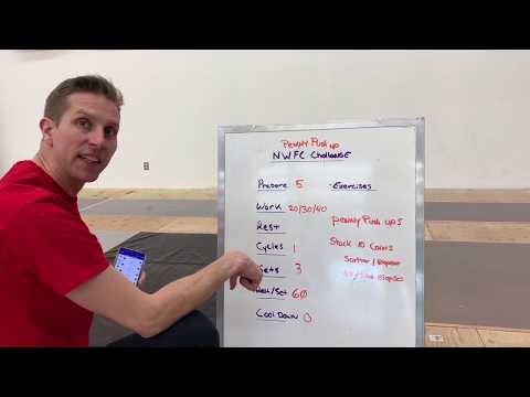 NWFC Challenge #15 | Conditioning with Coach Cody (Penny Push-Up Challenge)