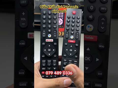 Điều khiển tivi Panasonic giọng nói #shopremotedieukhien #dieukhientivi #panasonic