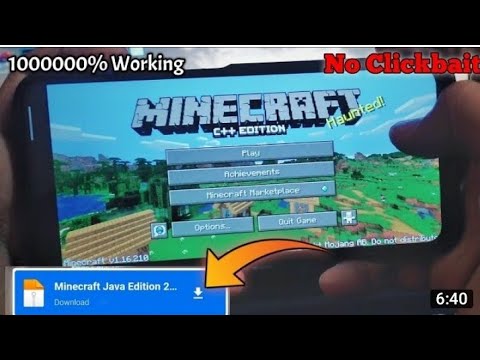 Minecraft pocket edition main Java UI kaise lagaen