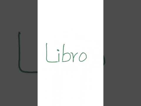 Spanish word i learnt "libro" +meaning in urdu and english #spanishword #spanishtourdu #shorts