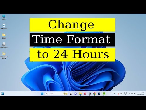 How to Change Time Format to 24 Hours in Windows 11?
