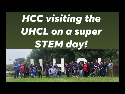 Awesome day with Houston Community College (HCC) students spending a whole day full of STEM at UHCL
