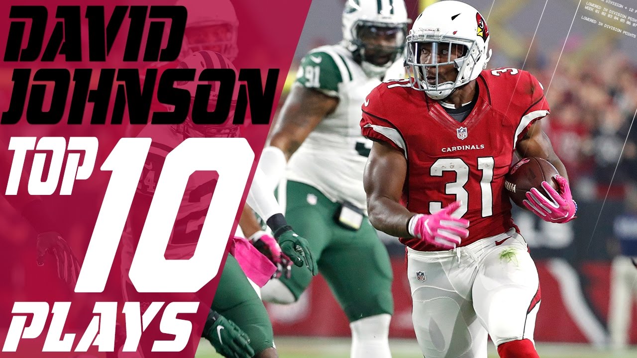 David Johnson's Top 10 Plays of the 2016 Season | Arizona Cardinals | NFL Highlights