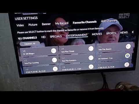 How to Add favourite channel Tata Sky Binge plus Box.