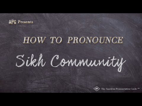 How to Pronounce Sikh Community (Real Life Examples!)