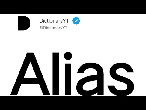 Alias Meaning in English
