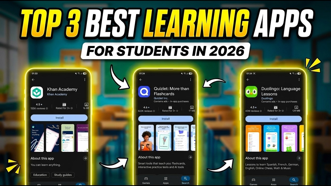 Top 3 Best Learning Apps for Students in 2026