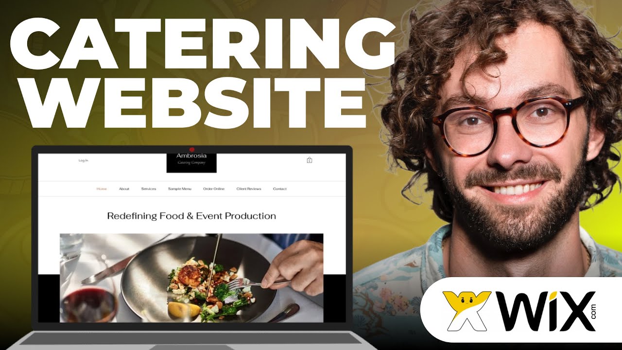 How To Make Catering Website on Wix - Full Tutorial