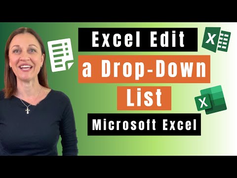 HOW TO Edit Drop Down List in Excel (find, add and remove items)