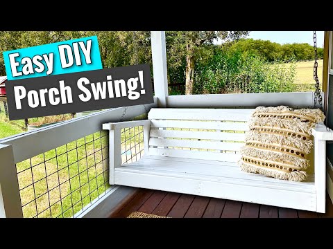 DIY Porch Swing | Step-by-Step Build + FREE Plans