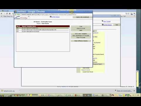 How to Download an Excel file of Skyward Class Roster.avi