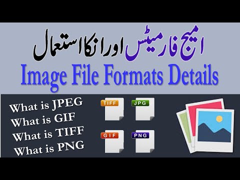 Types of Image Files | Picture/Photo Formats Explained | Urdu