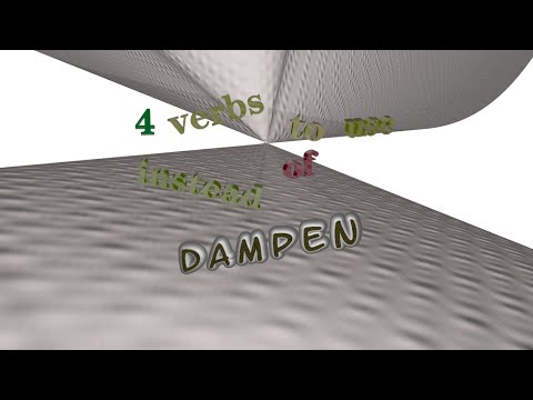 dampen - 4 verbs meaning dampen (sentence examples)