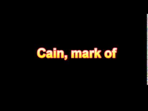 What Is The Definition Of Cain, mark of Medical Dictionary Free Online