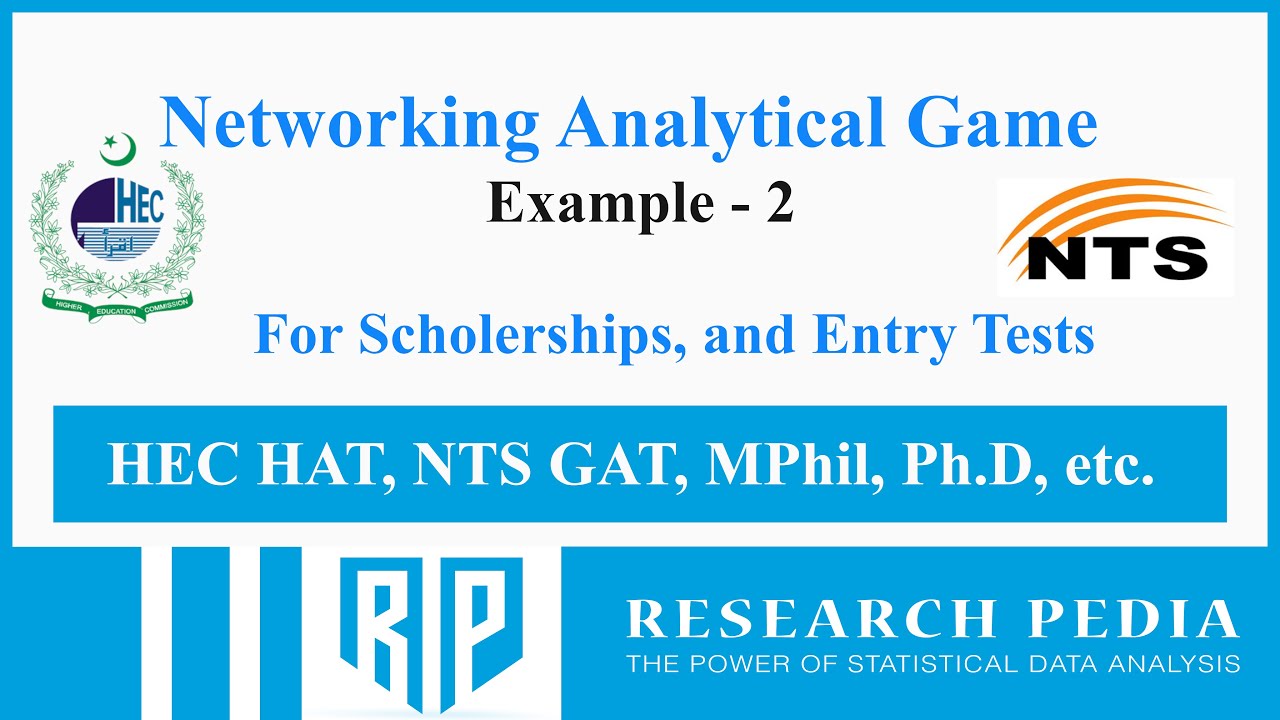 Analytical Reasoning Networking Games Example 2