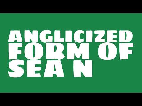 What is the origin of the name Sean?