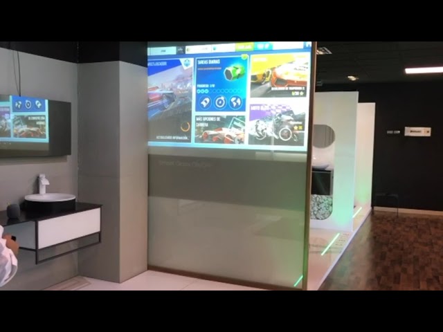 Switchable Smart Glass Rear Projection Screens - Pdlc film.